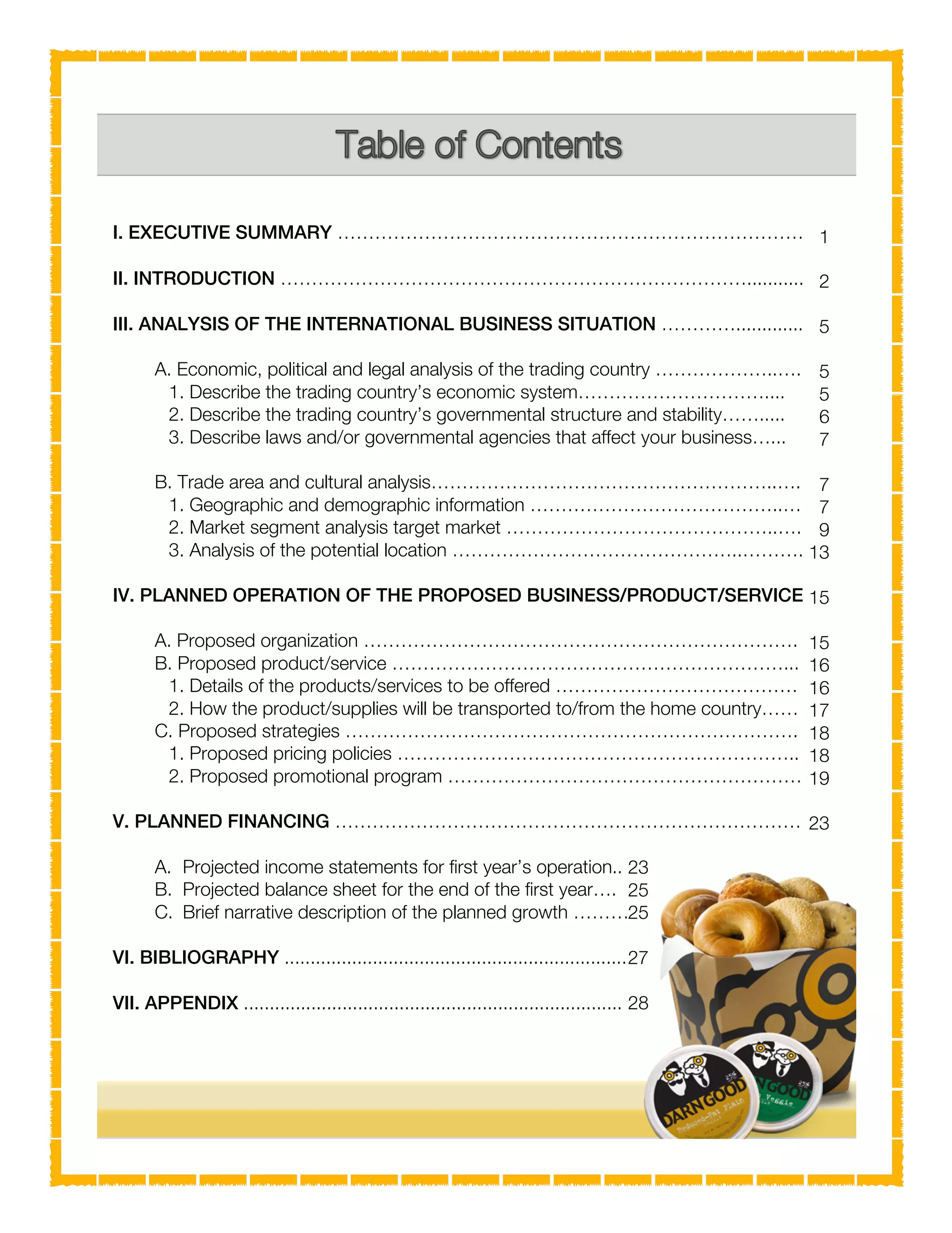 DECA International Business Plan | PDF