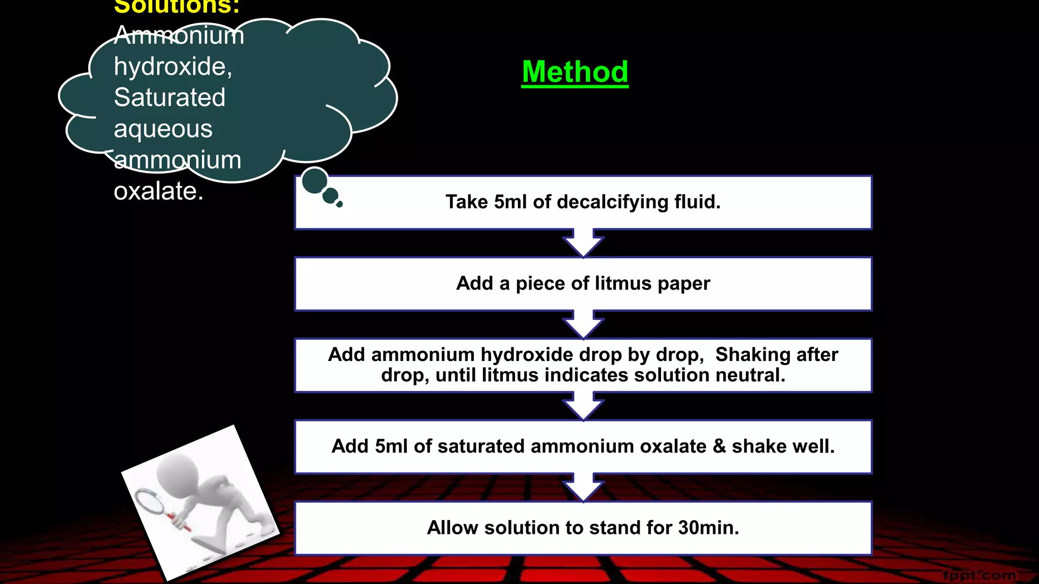 Decalcification of bone and tooth | PPT