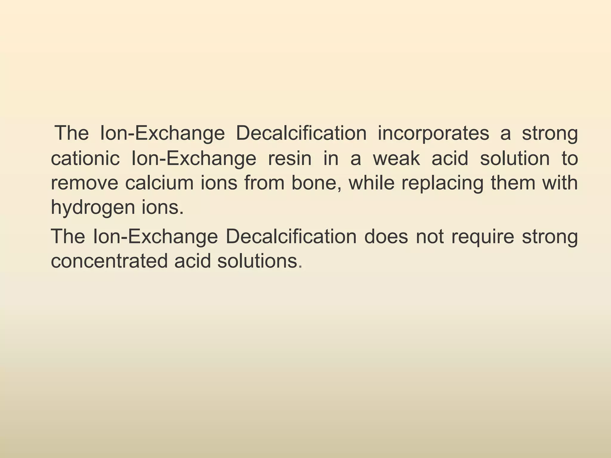 Decalcification | PDF