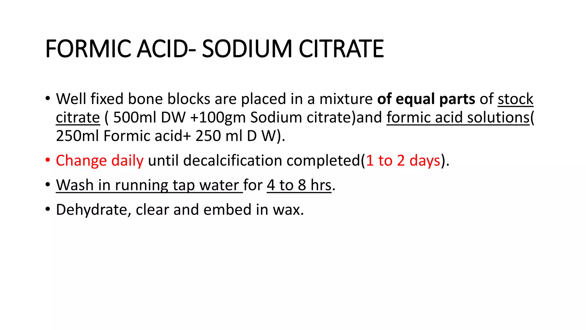 Decalcification | PPTX