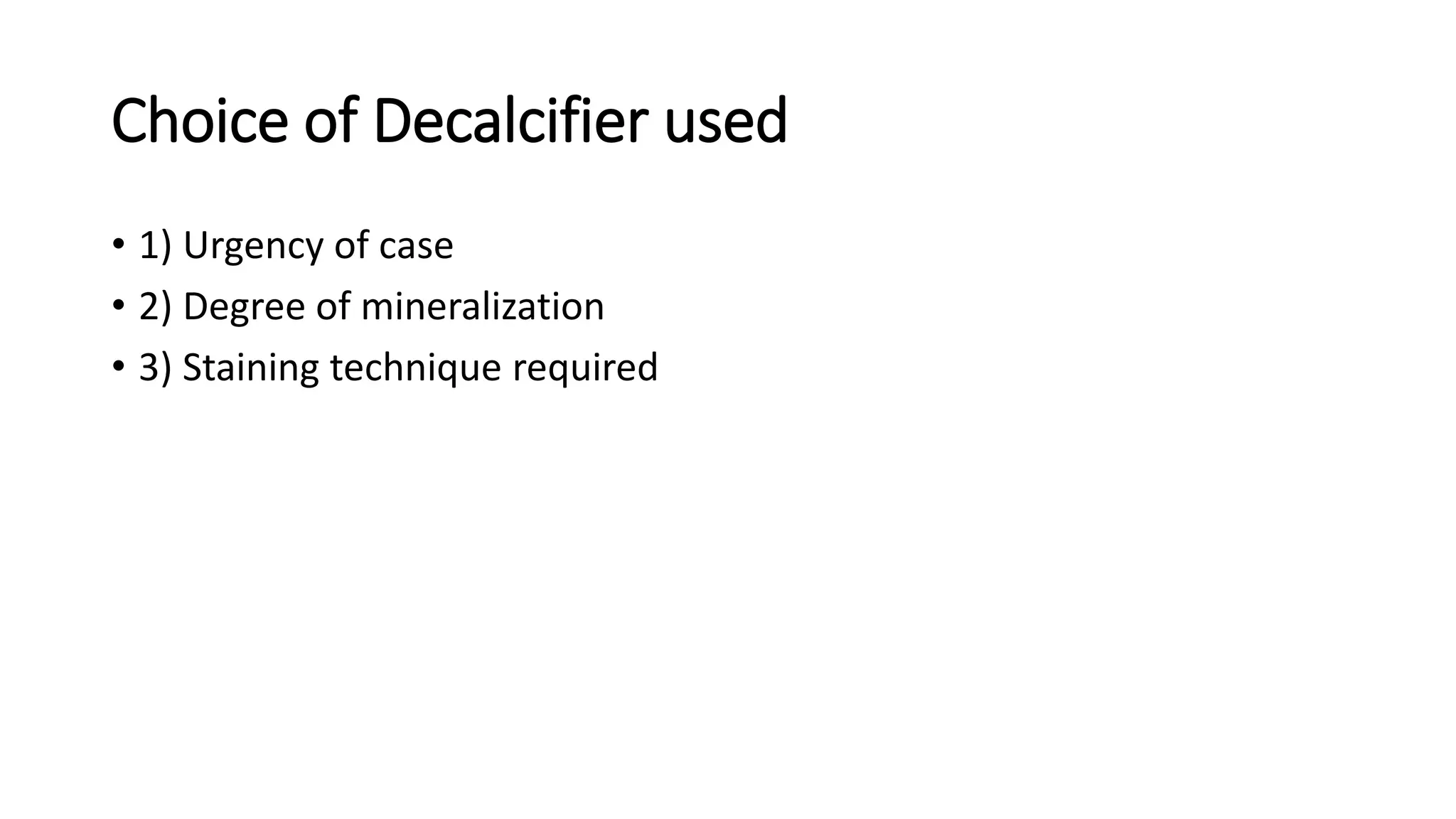 Decalcification | PPTX