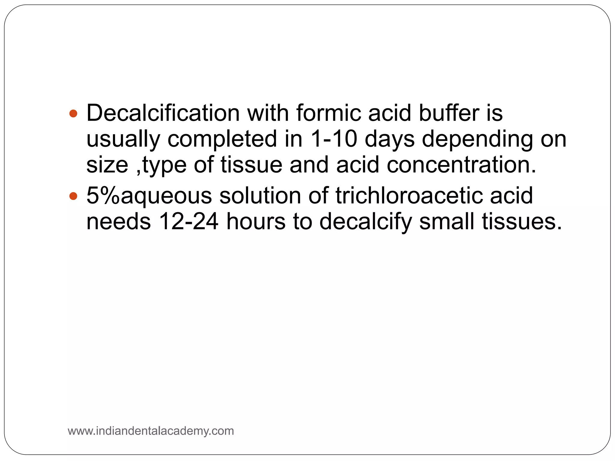 DECALCIFICATION AND PREPARATION OF GROUND SECTION OF TEETH /certified ...