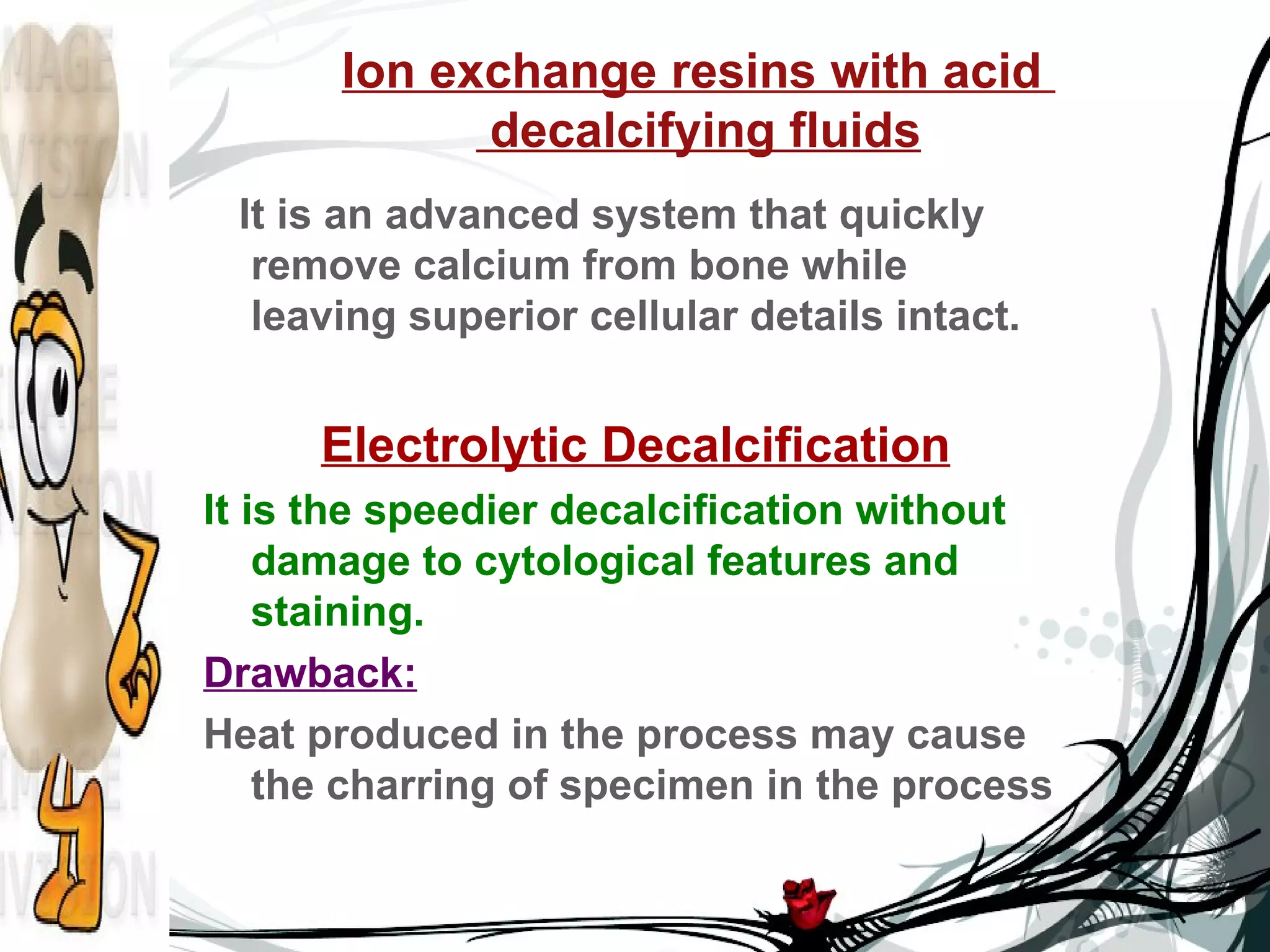 Decalcification of bone | PPT