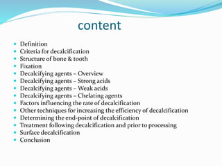 Decalcified section | PPTX