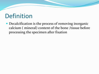Decalcified section | PPTX