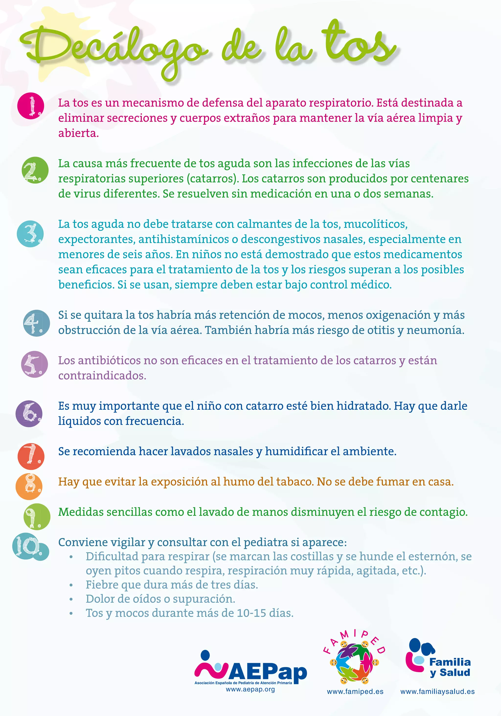 Decalogo de la Tos (AEPap) | PDF