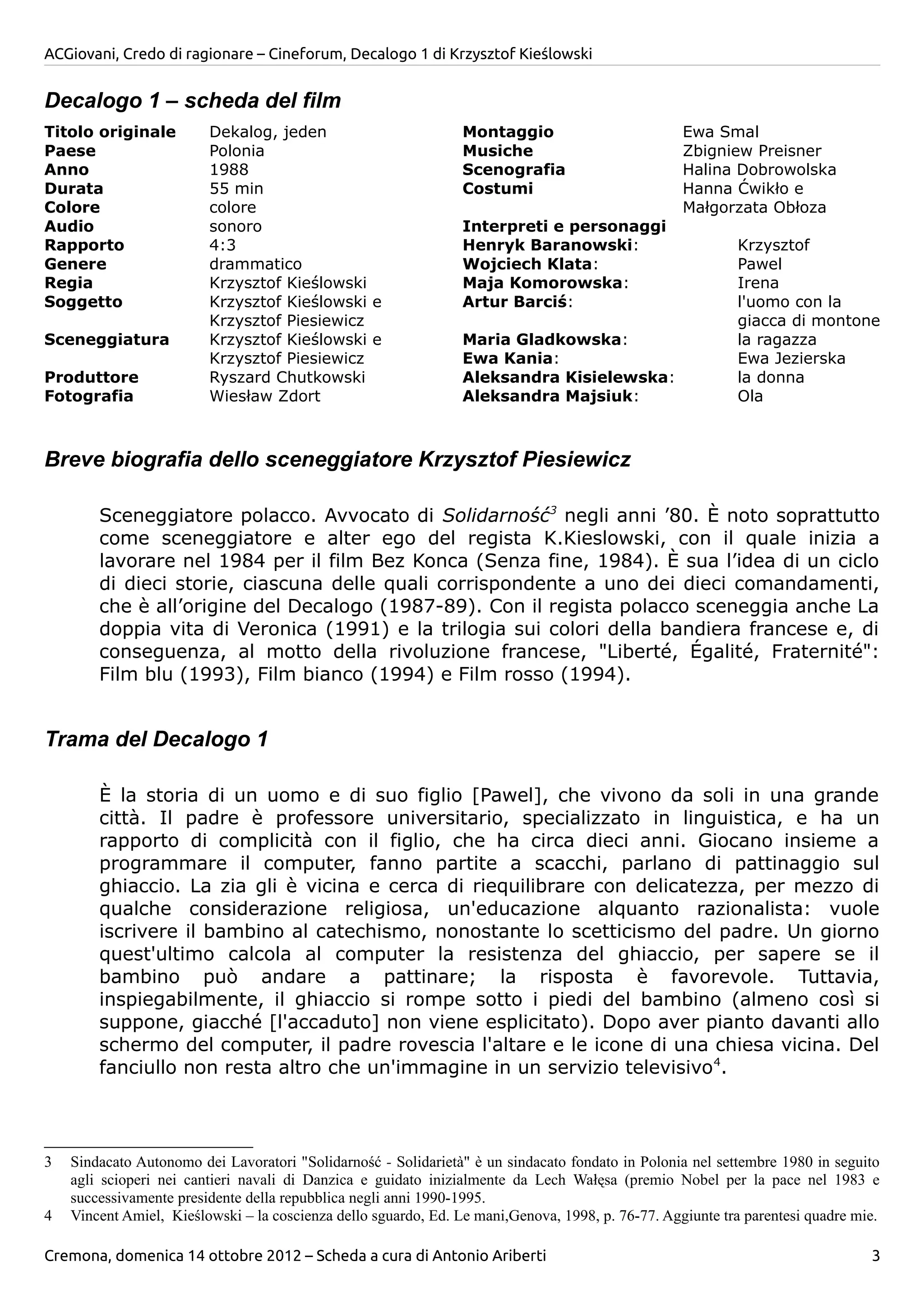 Decalogo uno | PDF