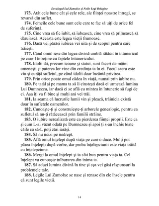 Decalogul luizamolxesinoilelegibelagine | PDF