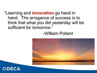 DECA Mission and Values Show | PPT