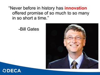 DECA Mission and Values Show | PPT