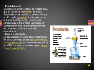 Decantacion | PPTX