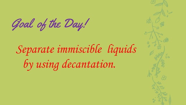 Decantation | PPTX