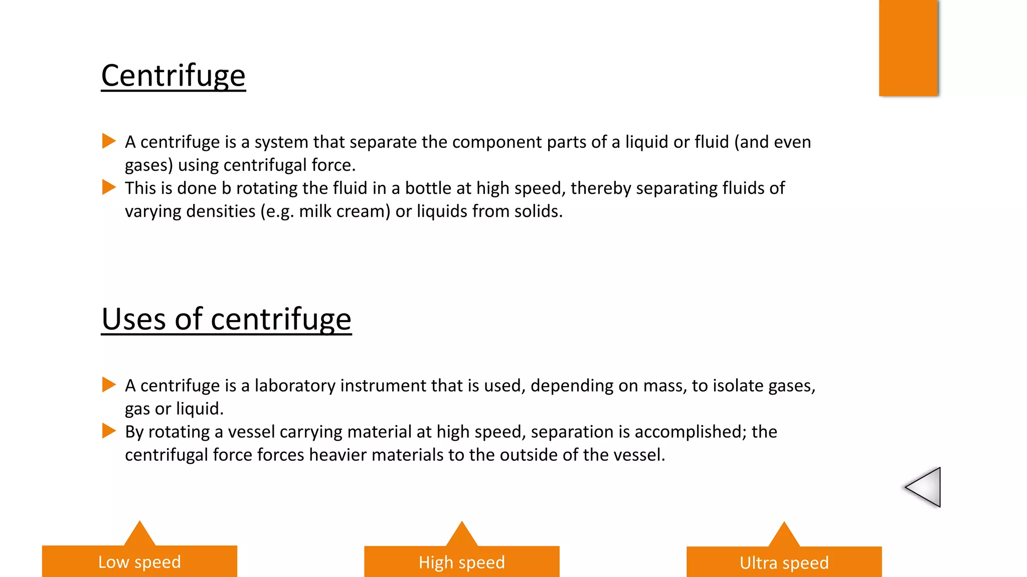 Decantation and centrifugal separation | PPTX