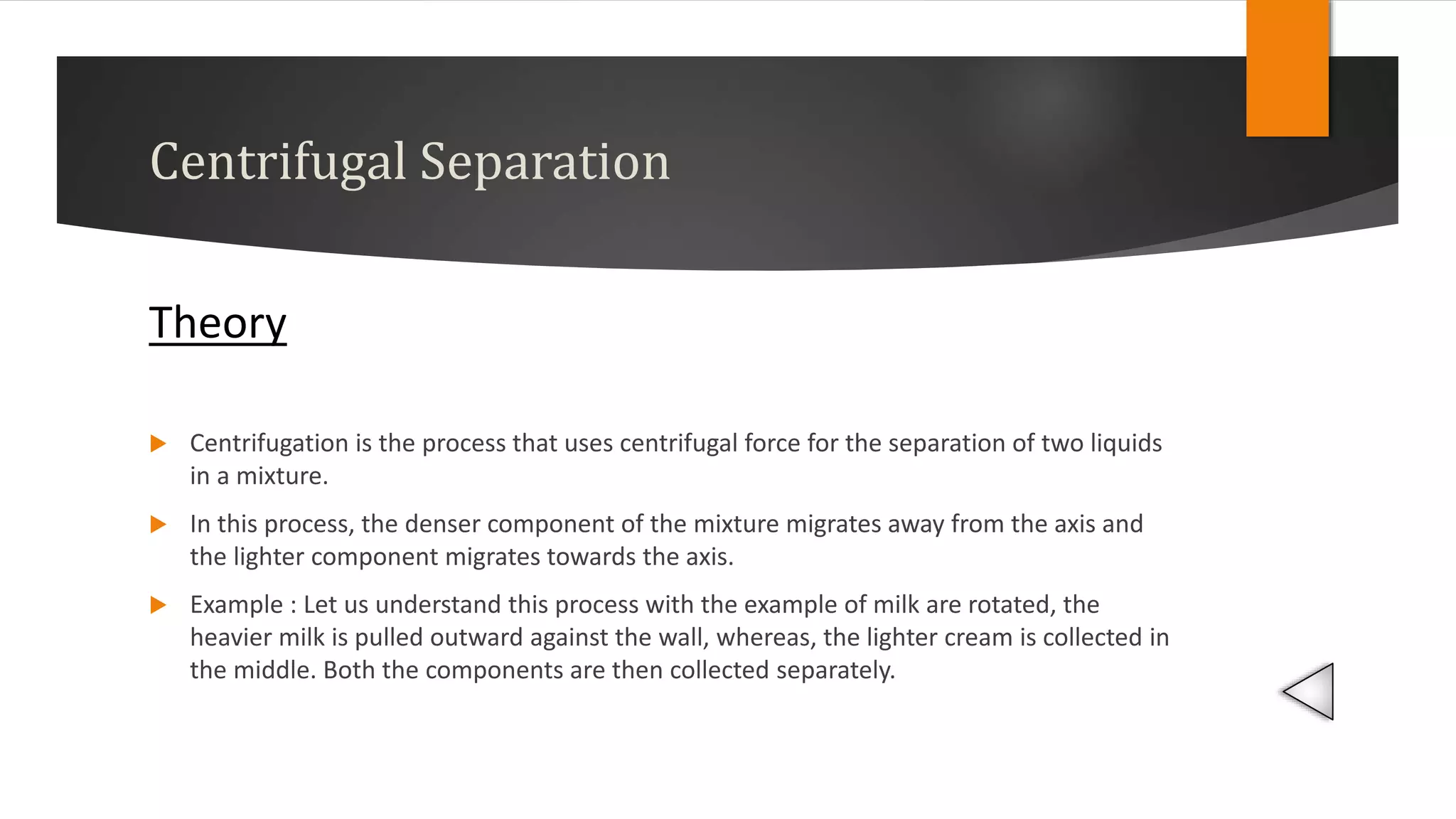 Decantation and centrifugal separation | PPTX