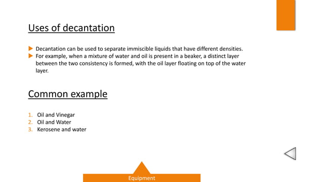 Decantation and centrifugal separation | PPTX | Chemistry | Science