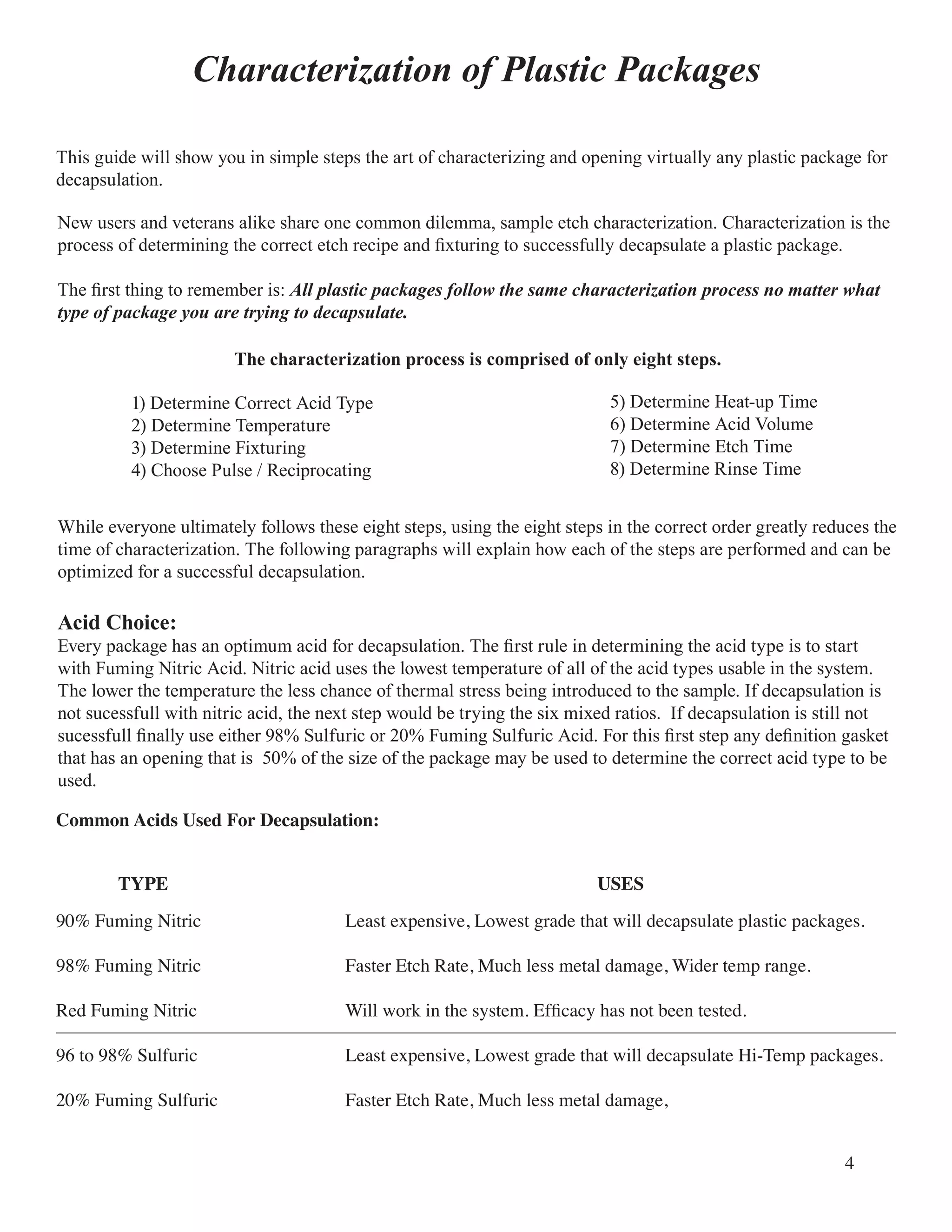 Decapsulation Process Guide | PDF | Chemistry | Science