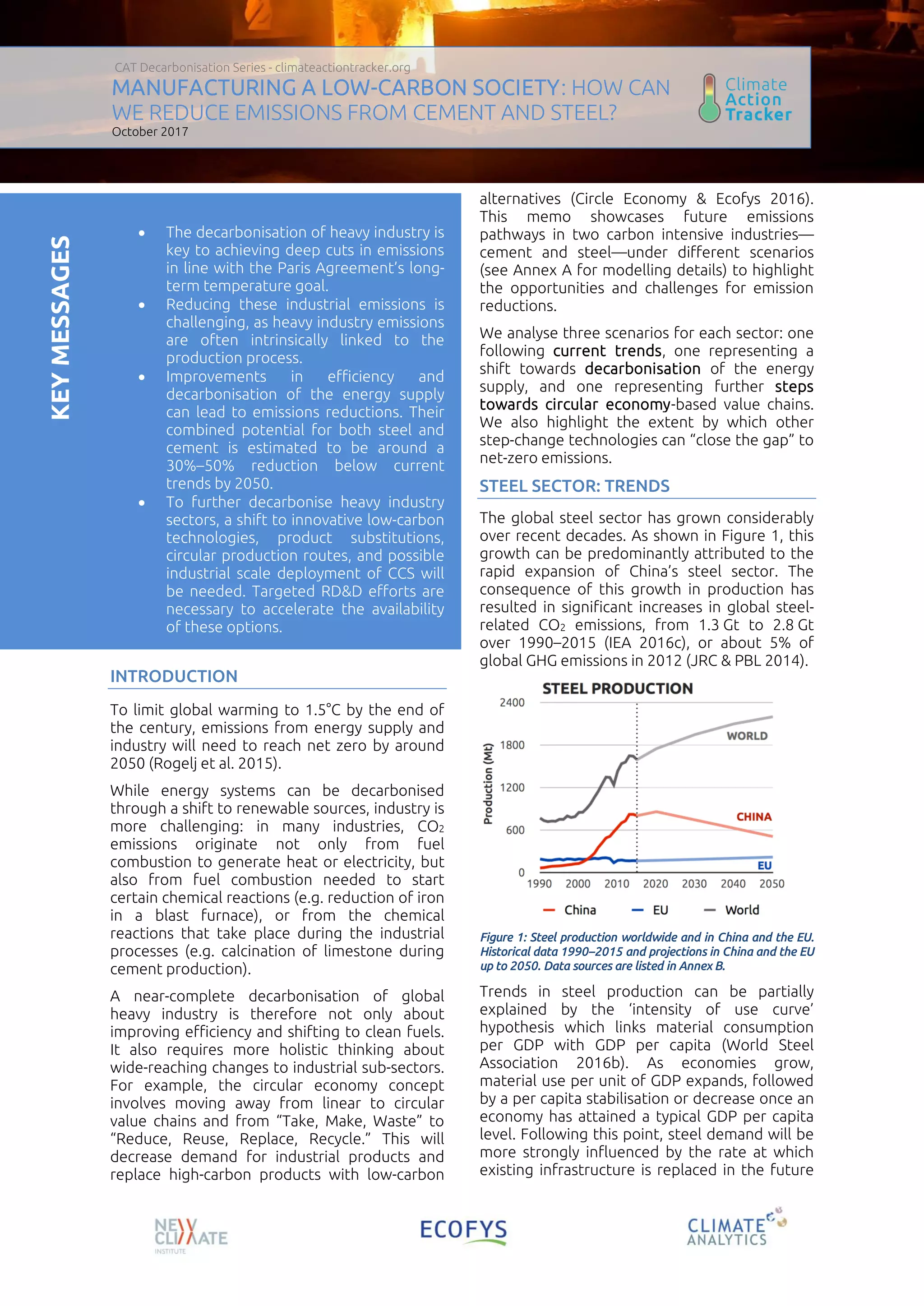 Decarb cement steelindustry | PDF
