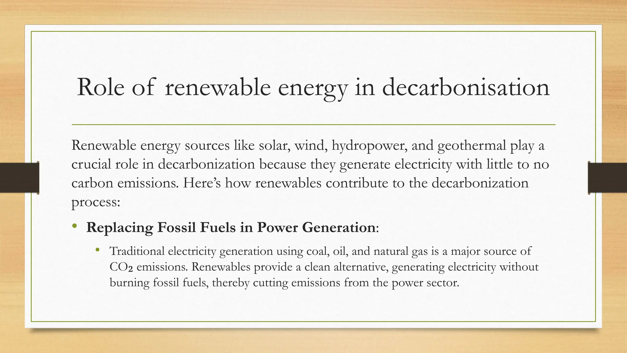 decarbonization and methods of decarbonization | PPTX