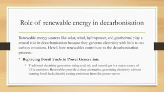 decarbonization and methods of decarbonization | PPTX