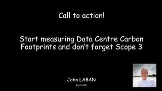 Decarbonisation of Data Centres including Scope 3 GHG Emissions DCA UK ...