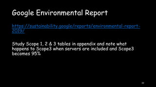 Decarbonisation of Data Centres including Scope 3 GHG Emissions DCA UK ...