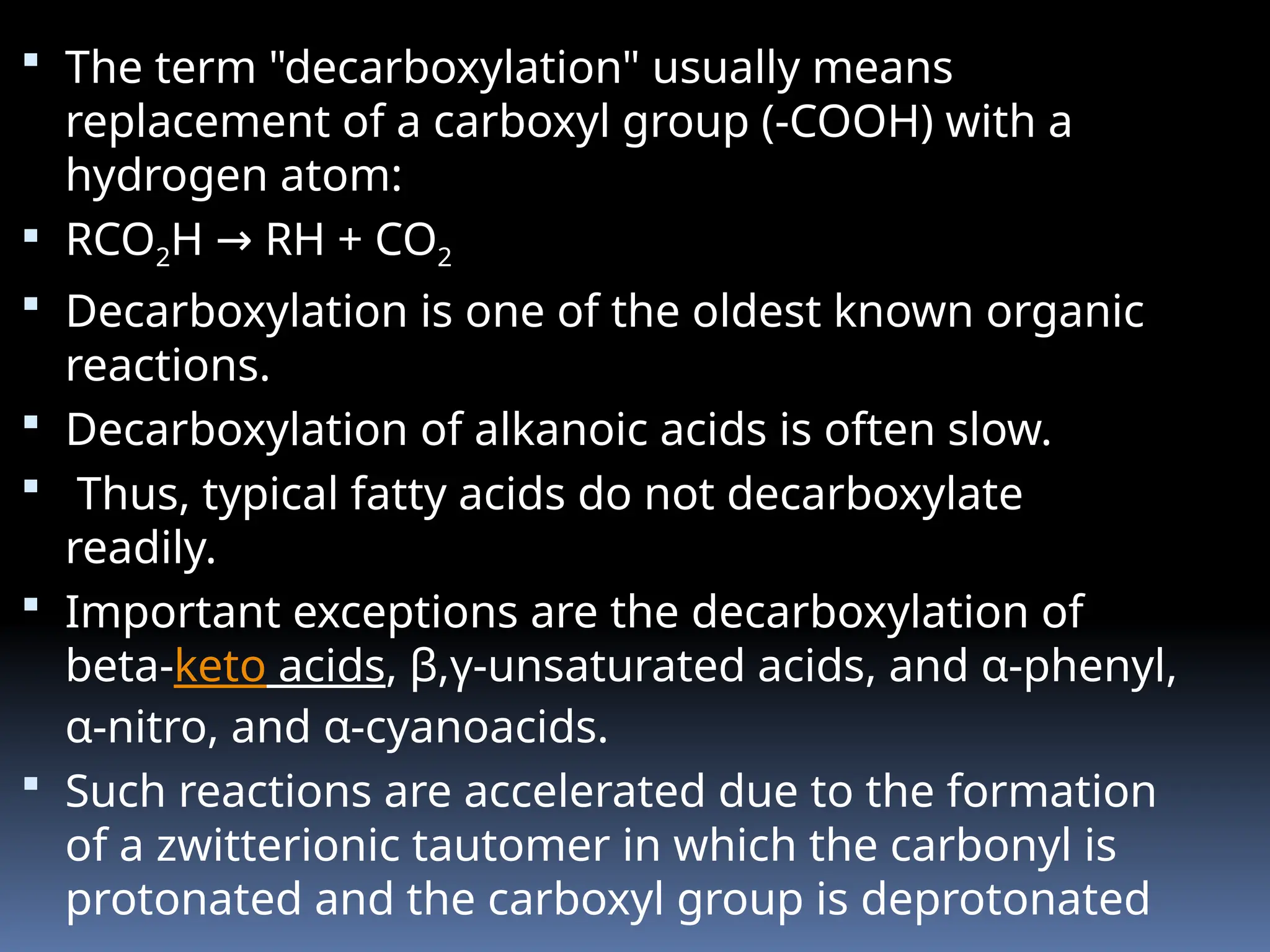 Process of Decarboxylation and types.pptx