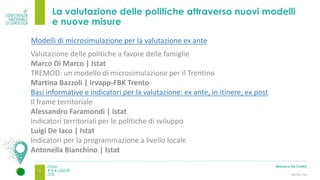 Marusca De Castris, La valutazione delle politiche attraverso nuovi ...