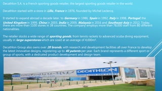 Decathalon Sports india | PPTX