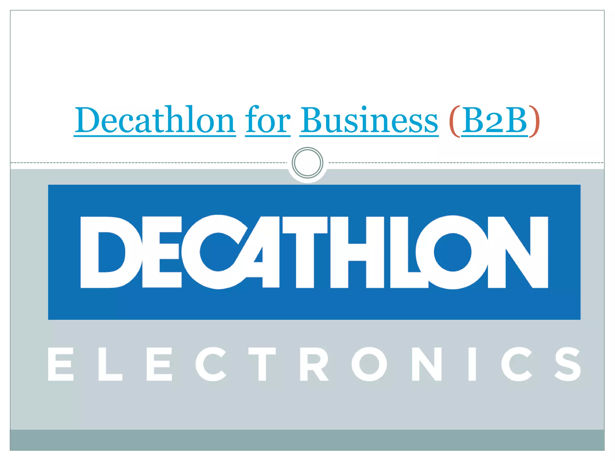 Decathlon presentation | PPTX