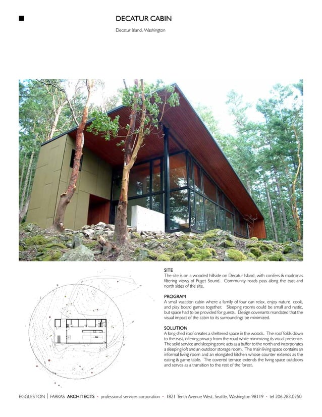 Decatur Cabin brochure | PDF