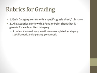 Deca written projects | PPT