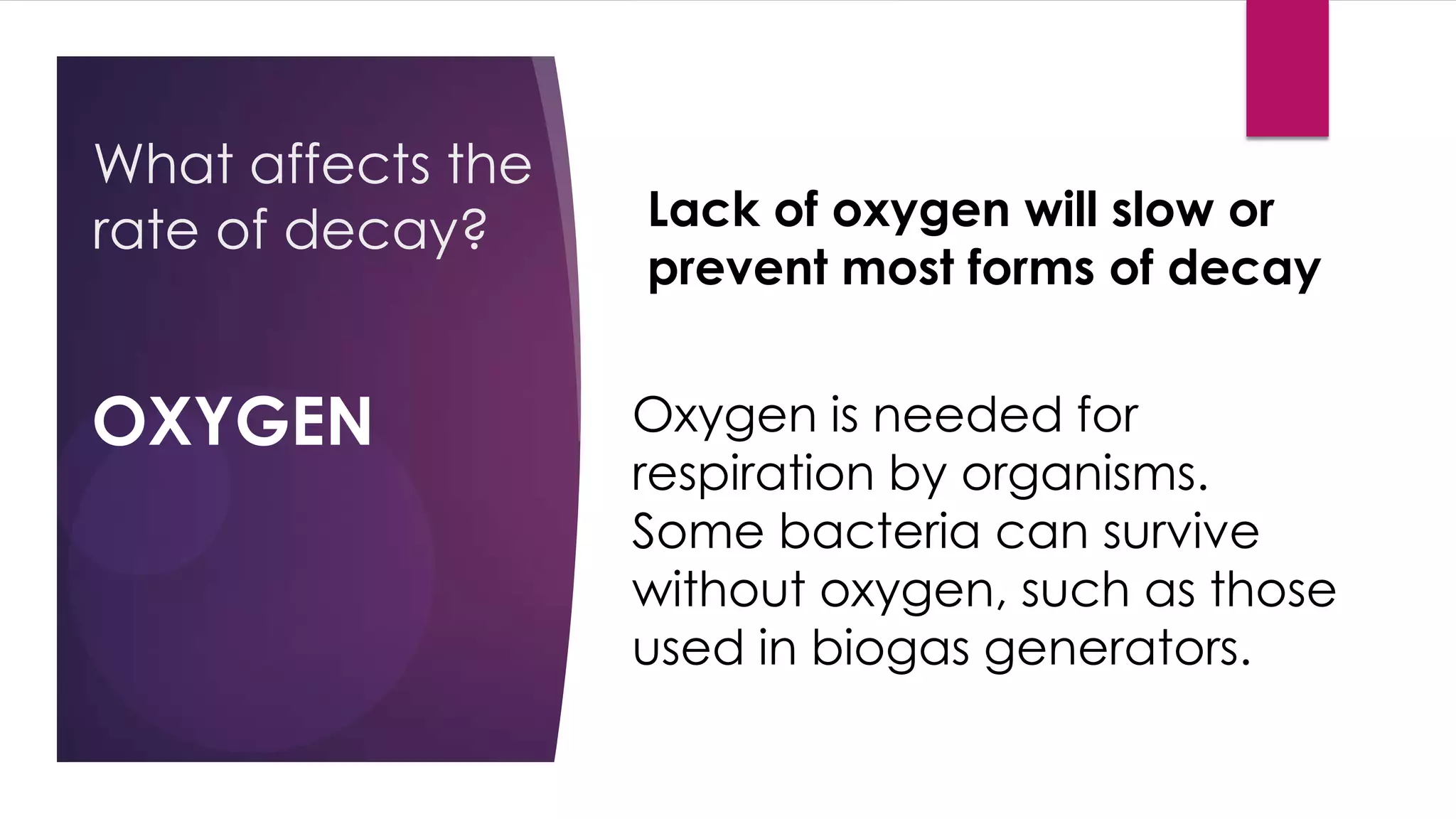 Decay and the carbon cycle | PPT