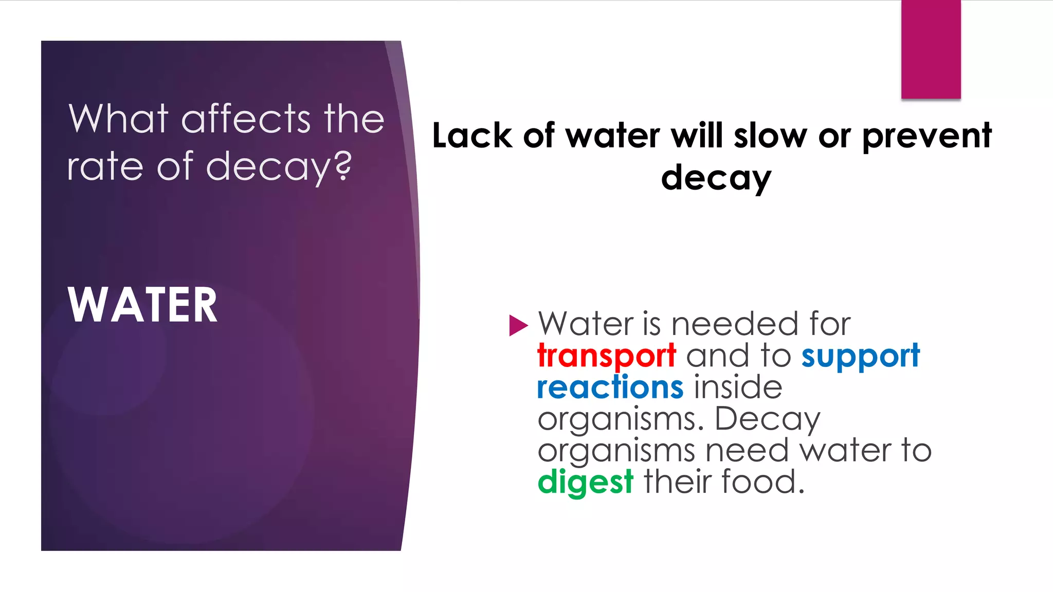 Decay and the carbon cycle | PPT