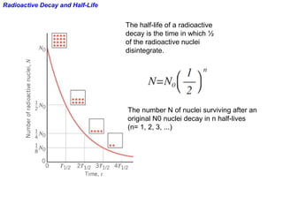 Radioactivity and Half-Life | PPT | Chemistry | Science