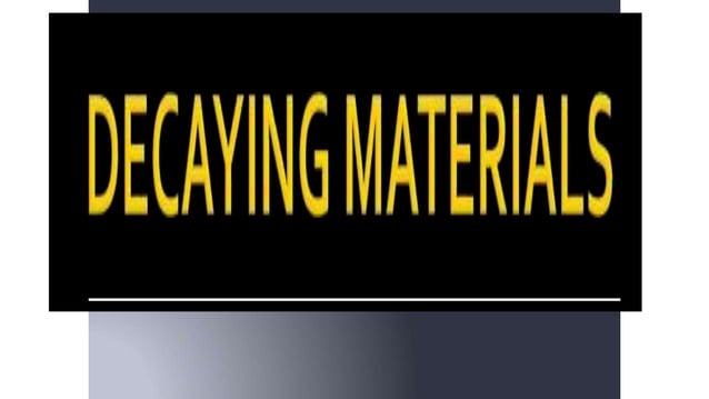 Decaying non decaying | PPTX | Infectious Diseases | Diseases and ...