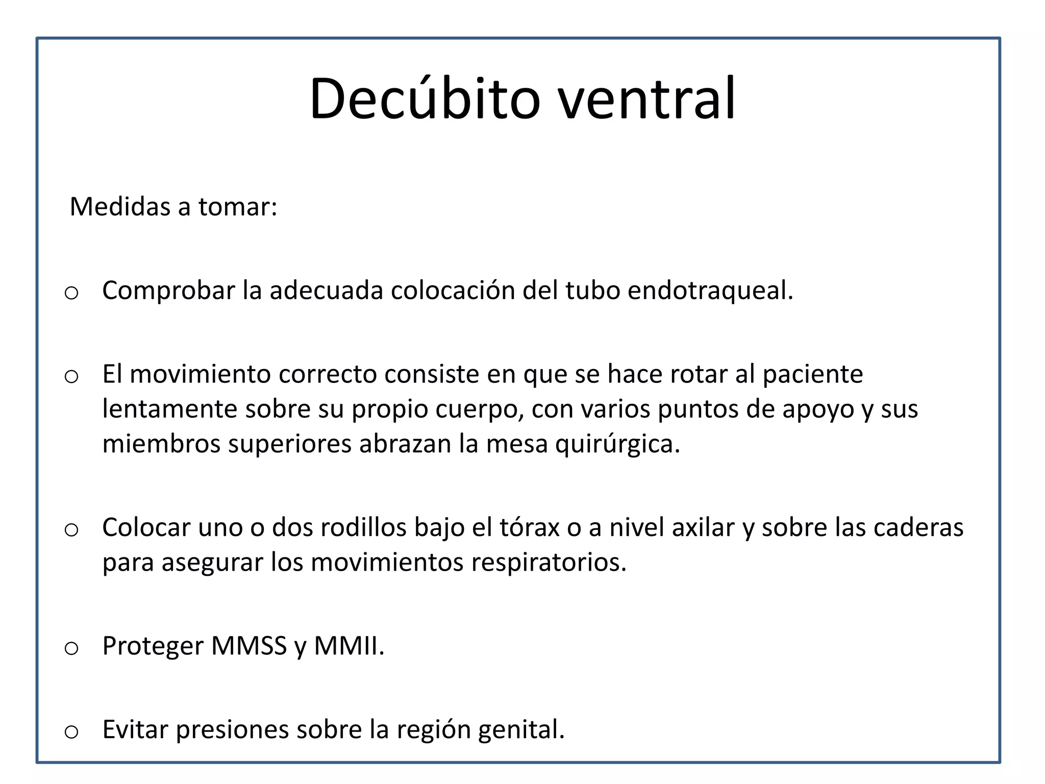Decúbito dorsal | PPTX | Lung and Respiratory Health | Diseases and ...