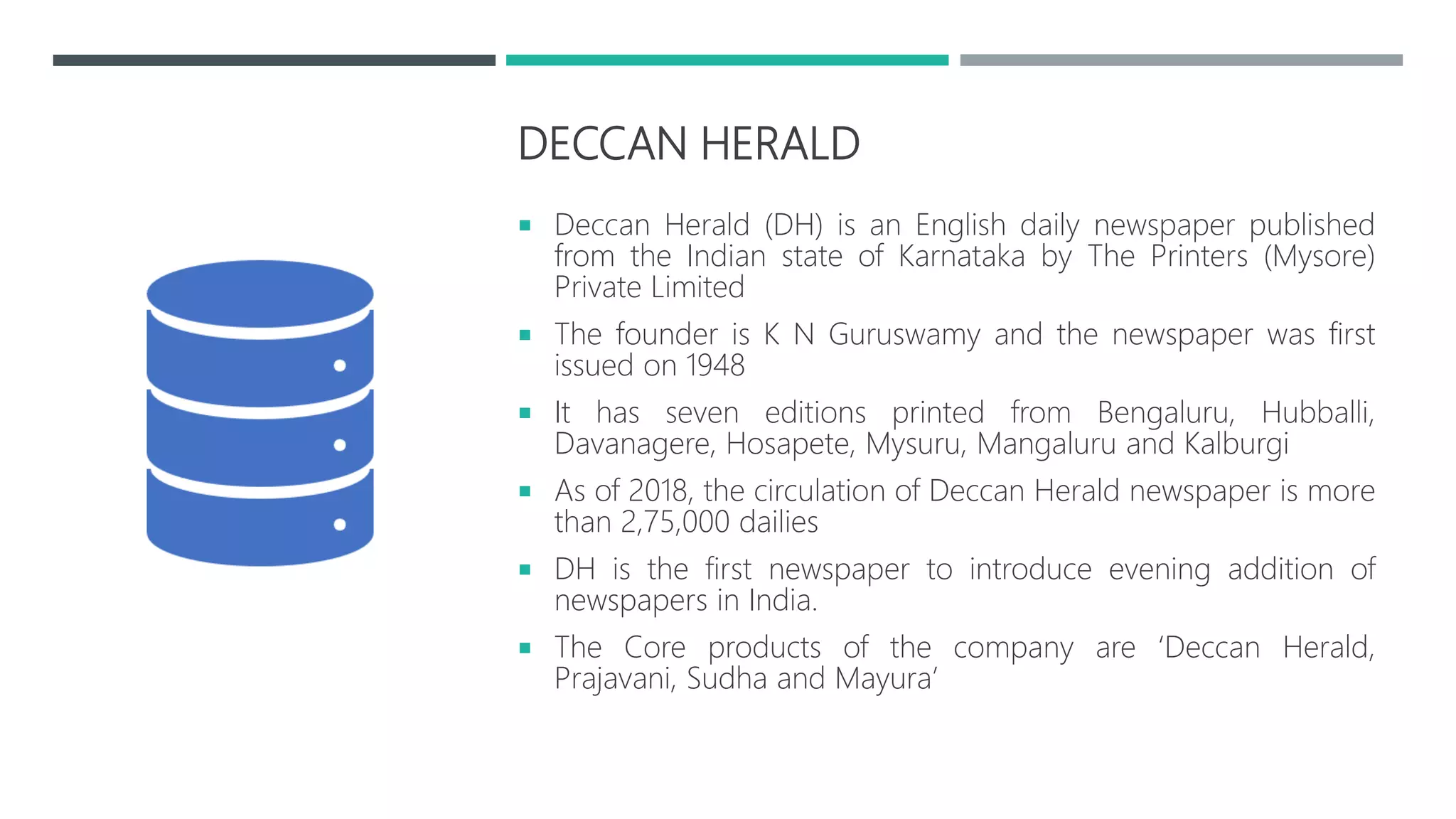 Strategic Marketing - Deccan herald | PPTX