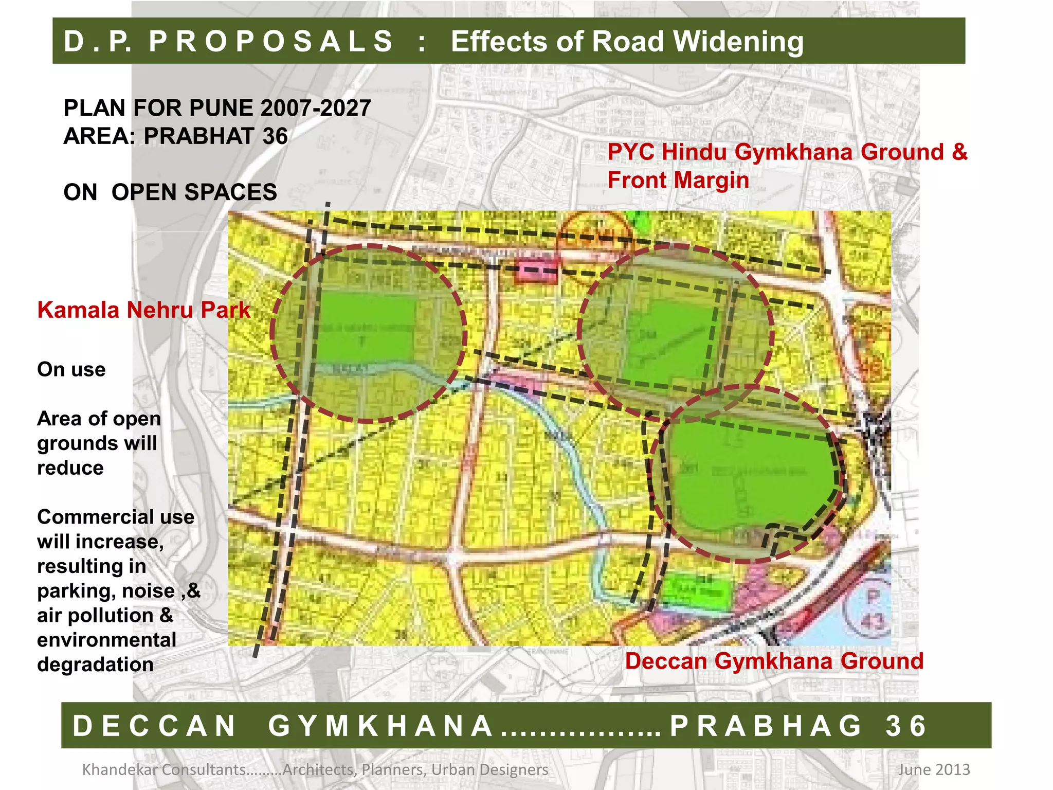 An overview of Pune Development Plan proposal 2007-2027 - Impact of ...