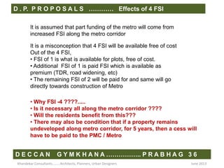 An overview of Pune Development Plan proposal 2007-2027 - Impact of ...