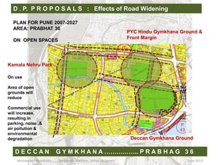 An overview of Pune Development Plan proposal 2007-2027 - Impact of ...