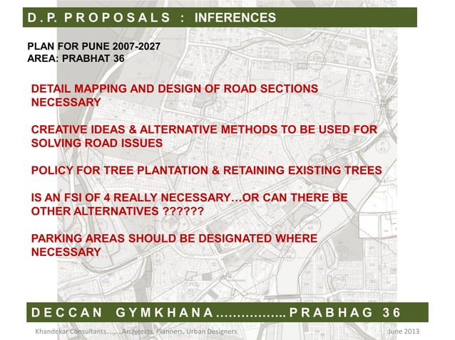 An overview of Pune Development Plan proposal 2007-2027 - Impact of ...