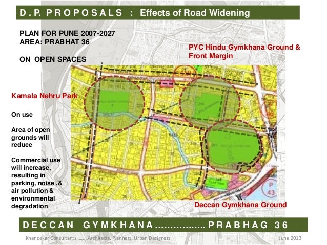 An overview of Pune Development Plan proposal 2007-2027 - Impact of M…