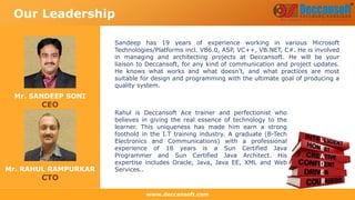 Deccansoft software services | PPTX