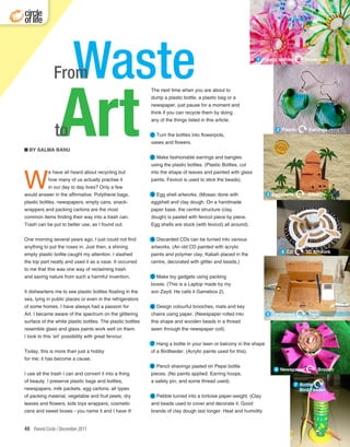 Waste to Art | PDF