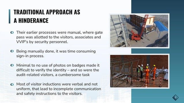 Visitor Management & Induction in Automotive Manufacturing | PPT