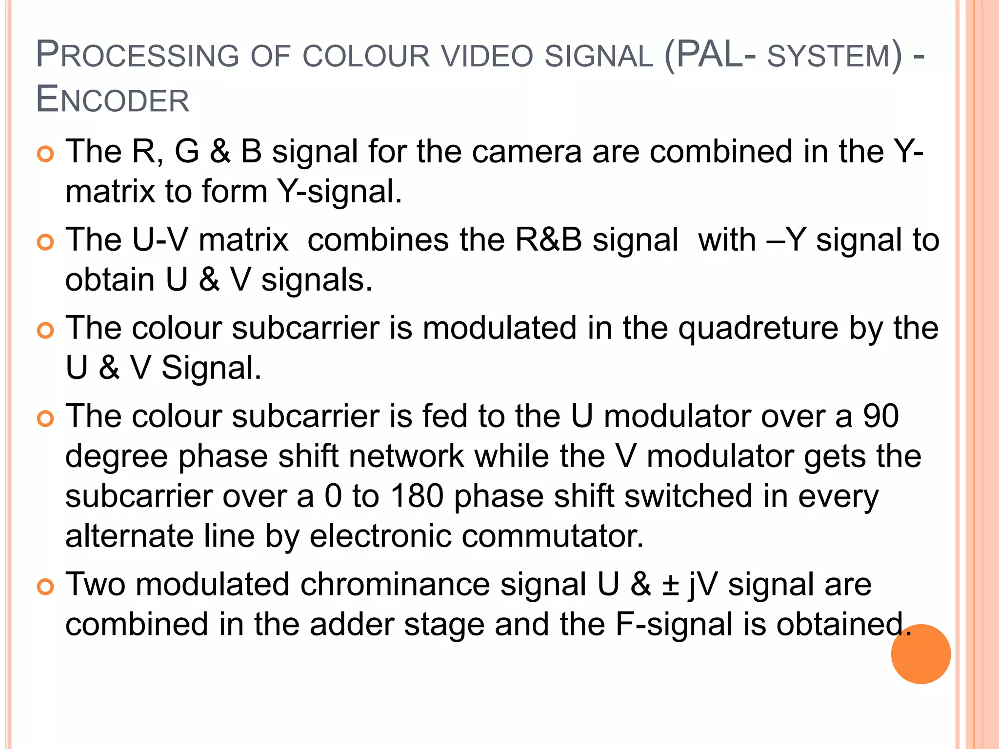 Basics of Colour Television and Digital TV | PPTX