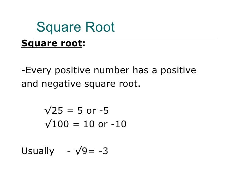 Exp, Sci Not, Square Root