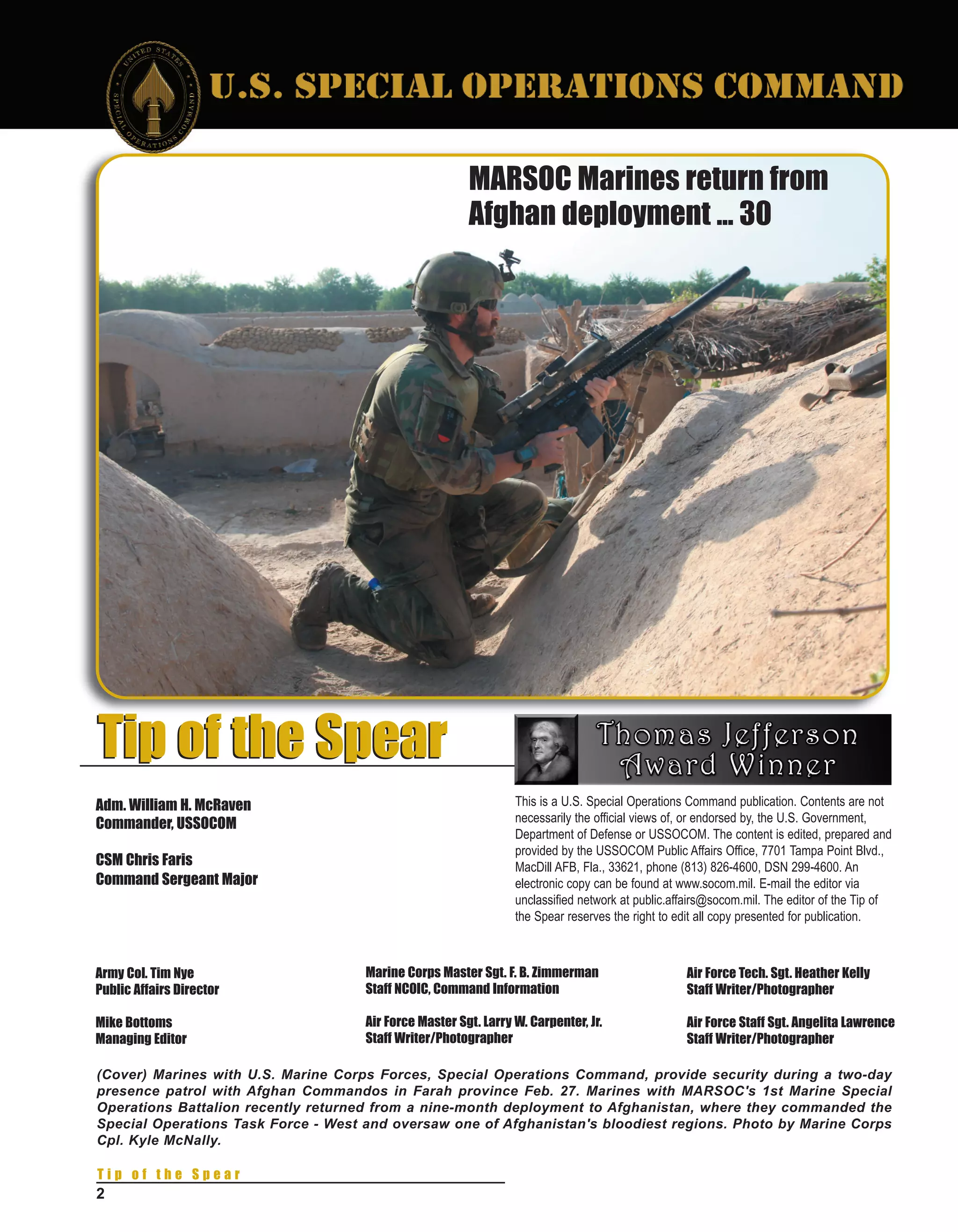 December 2012 tip of the spear | PDF