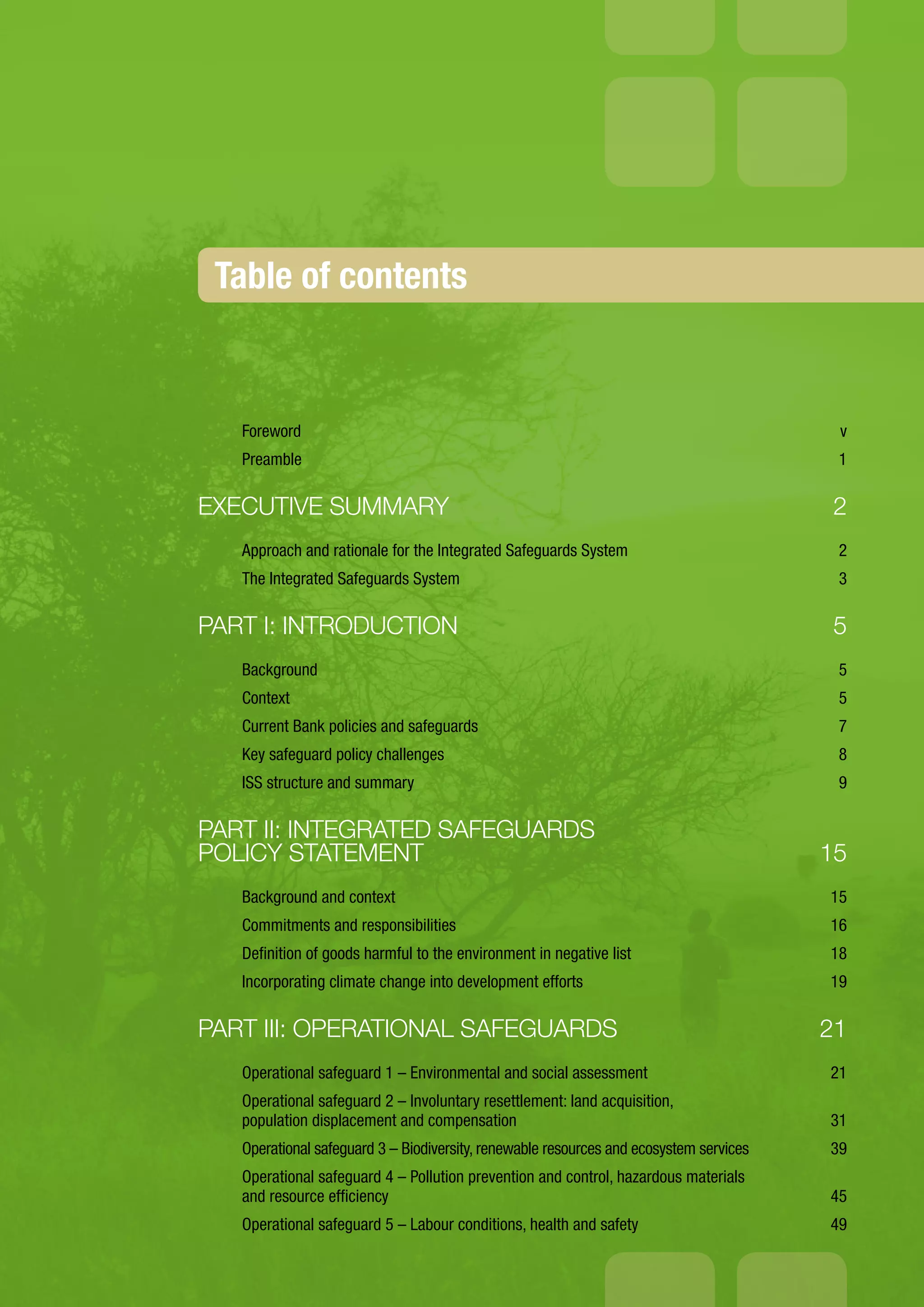 AfDB Integrated Safeguards System - Policy Statement and Operational ...