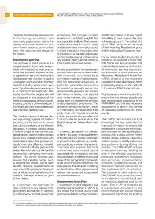 AfDB Integrated Safeguards System - Policy Statement and Operational ...